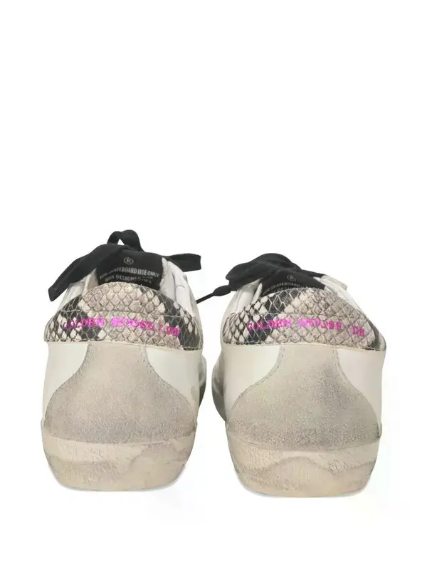 GOLDEN GOOSE Superstar Animal-print Heel Counter Sneakers