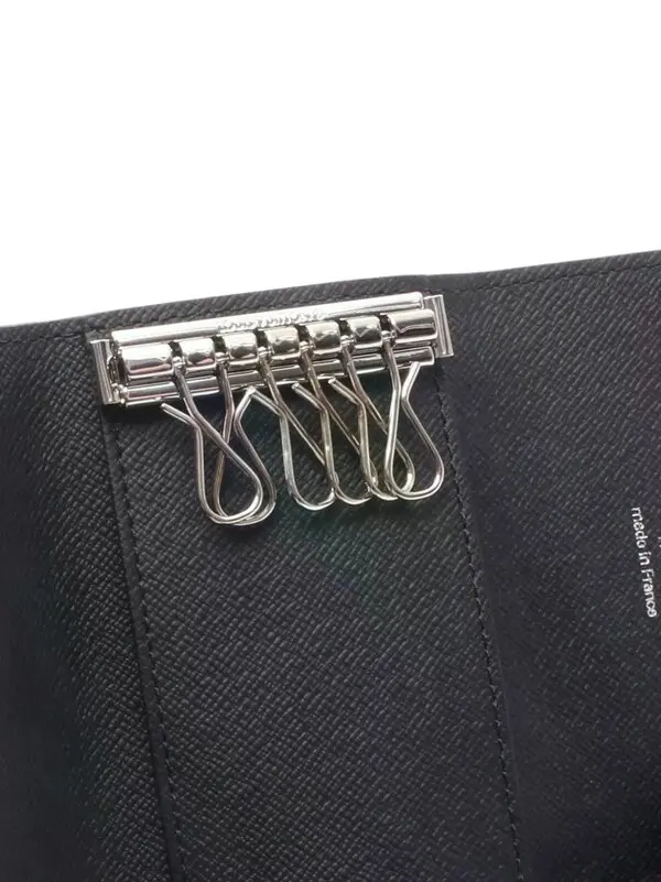 LOUIS VUITTON Monogram Eclipse Multicle 6 Key Case - Black