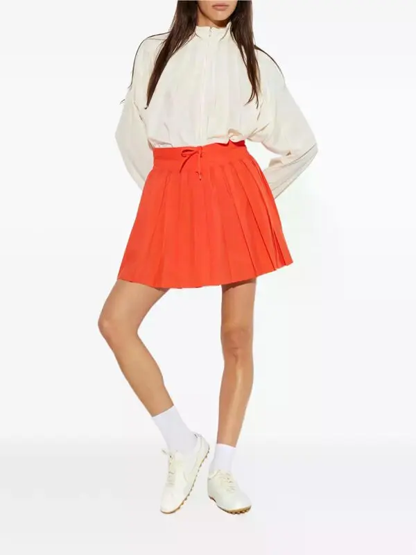 Nike Pleated Embroidered Logo Skirt