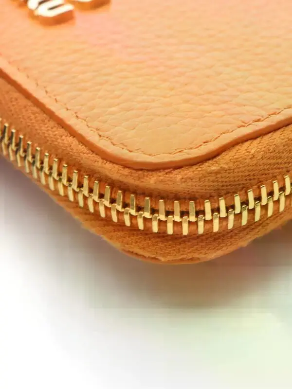 Miu Miu 2010s Logo-lettering Leather Coin Purse