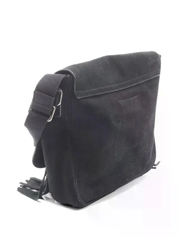 Saint Laurent Suede Fringe Shoulder Bag