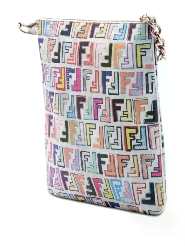 Fendi Multicolor Zucca Spalmati Forever Crossbody Bag