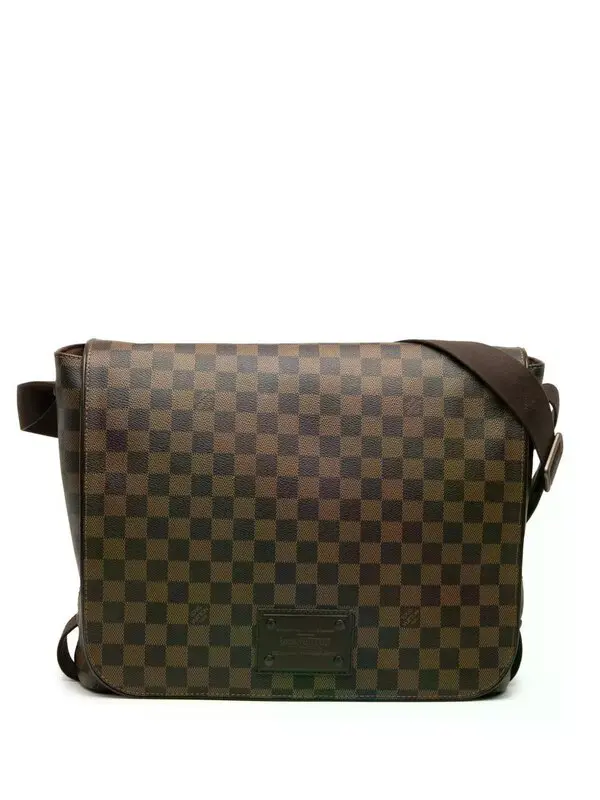 LOUIS VUITTON Damier Ebene Brooklyn Gm Crossbody Bag