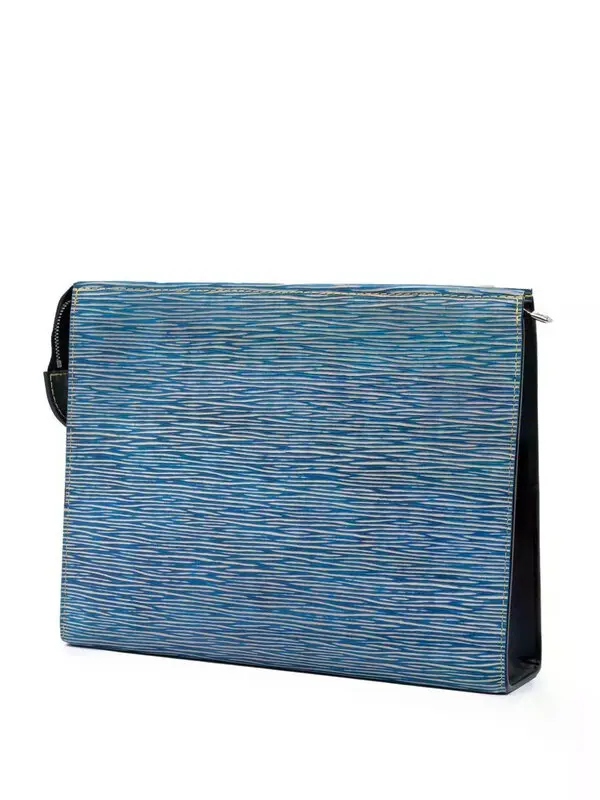 LOUIS VUITTON Epi Denim Toiletry Pouch 26 Clutch Bag - Blue