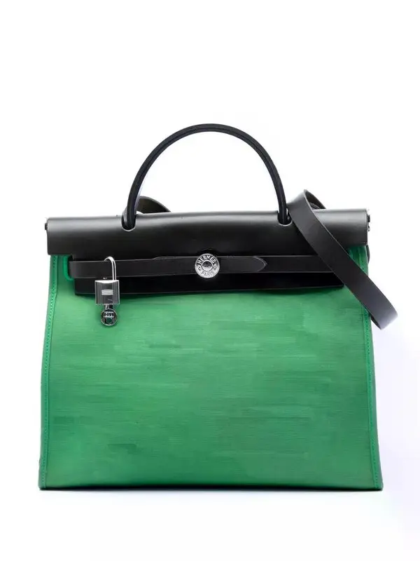 Hermès Herbag Zip 31 Satchel - Black