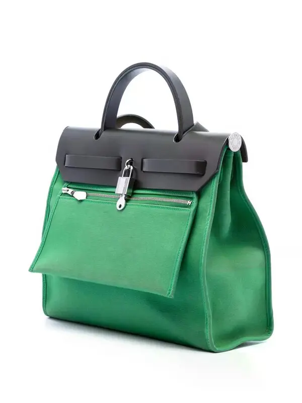 Hermès Herbag Zip 31 Satchel - Black