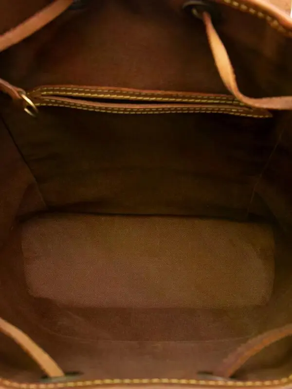 LOUIS VUITTON Monogram Montsouris Mm Backpack - Brown