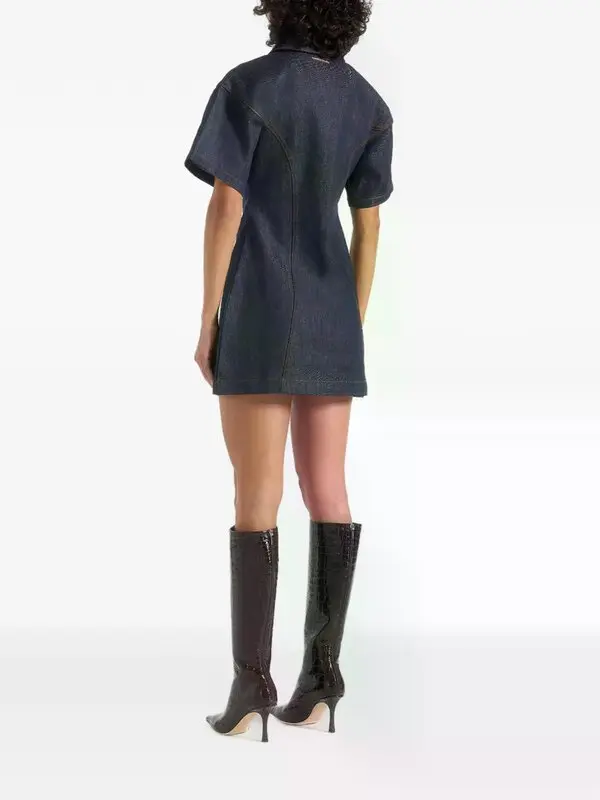 Manière De Voir Mathilde Mini Dress - Blue