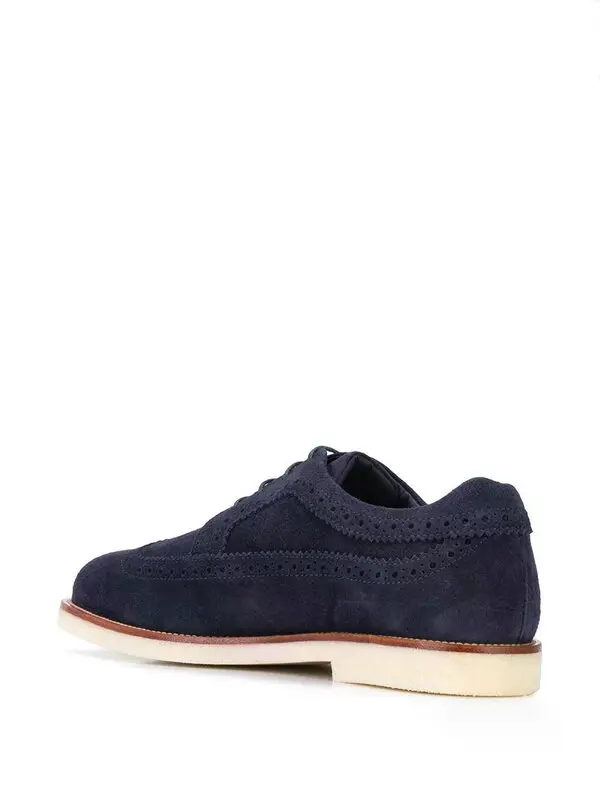 Hogan Contrast Rubber Sole Brogues