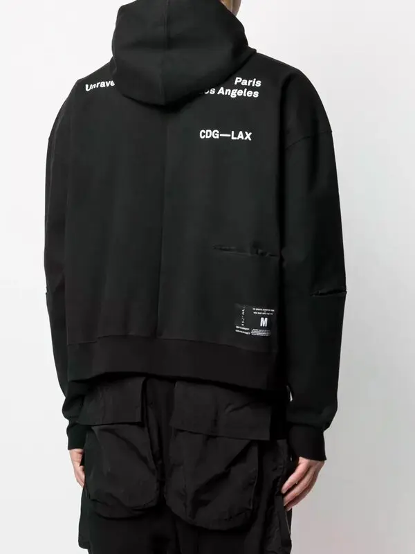 BEN TAVERNITI UNRAVEL PROJECT Logo Print Hoodie