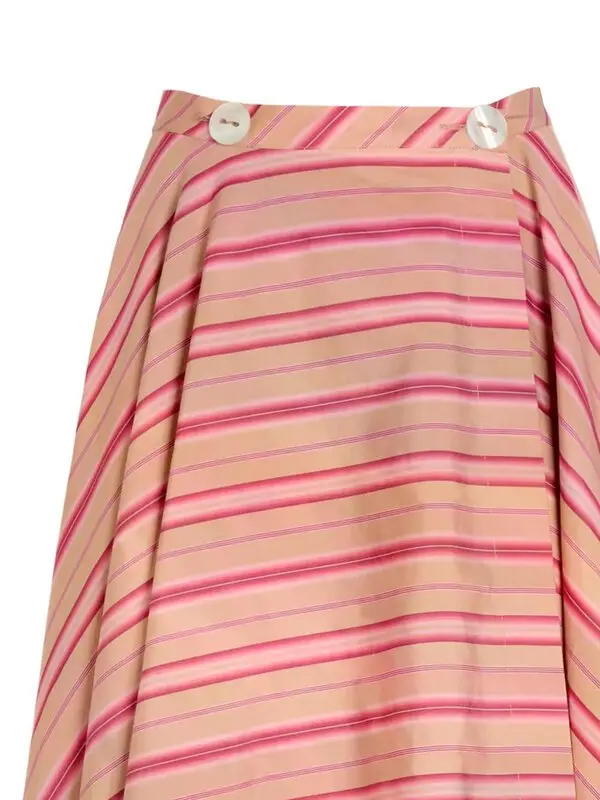 Thierry Colson Audrey Striped Maxi Skirt