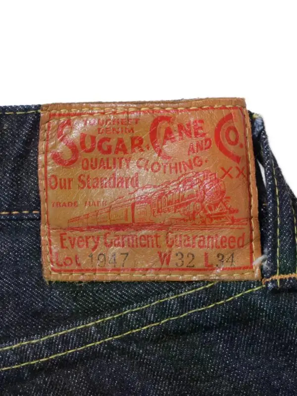 SUGAR CANE JEANS Sugar Cane Straight-leg Denim Jeans