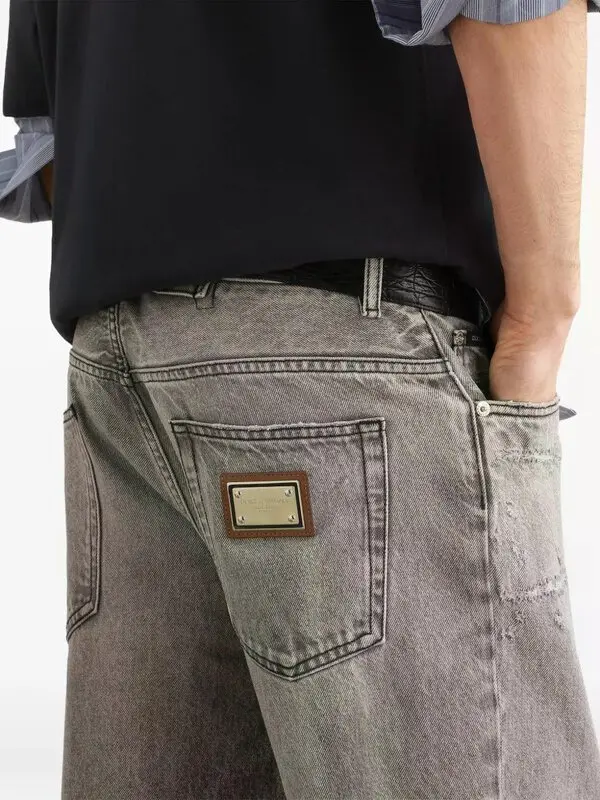 Dolce & Gabbana Loose Fit Denim Trousers