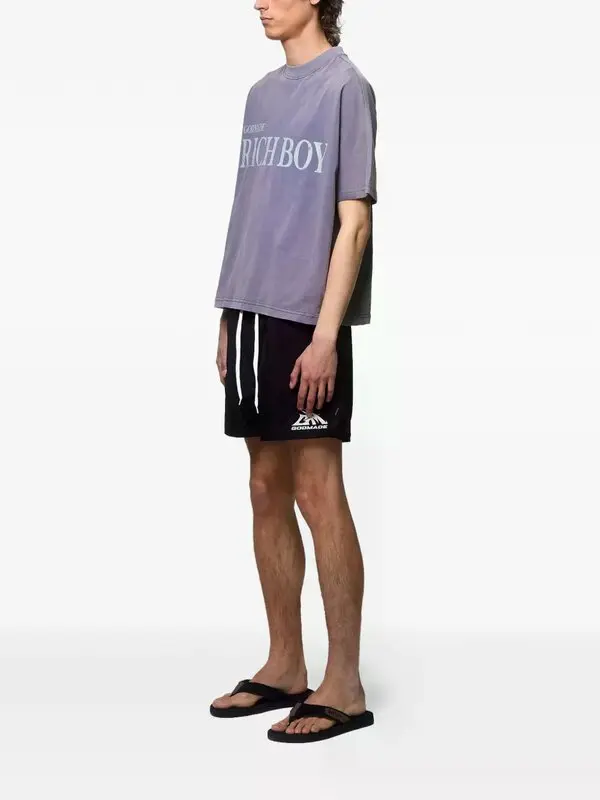 GODMADE Logo-print Drawstring Swim Shorts