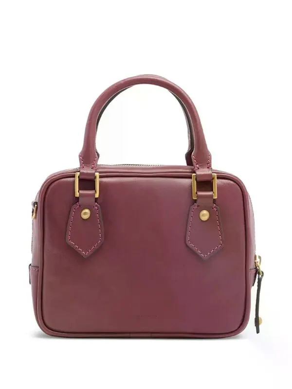 THE BRIDGE Logo Plaque Mini Shoulder Bag - Red
