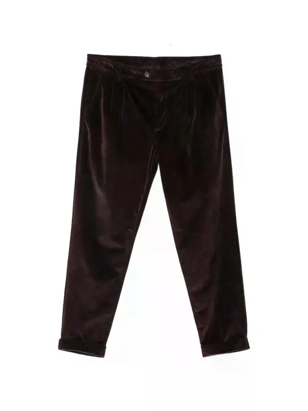 Eleventy Pleated Corduroy Trousers