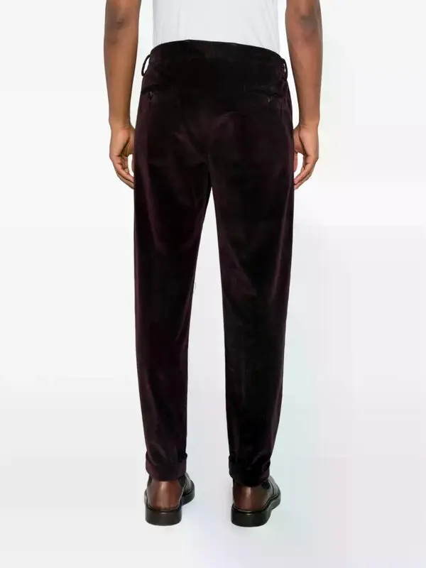 Eleventy Pleated Corduroy Trousers