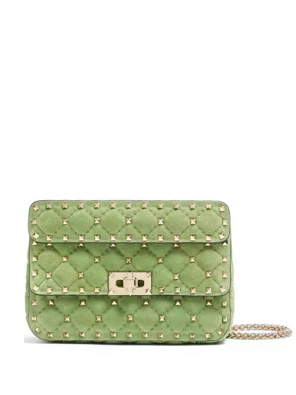 Valentino Garavani Rockstud Spike Small Suede Bag