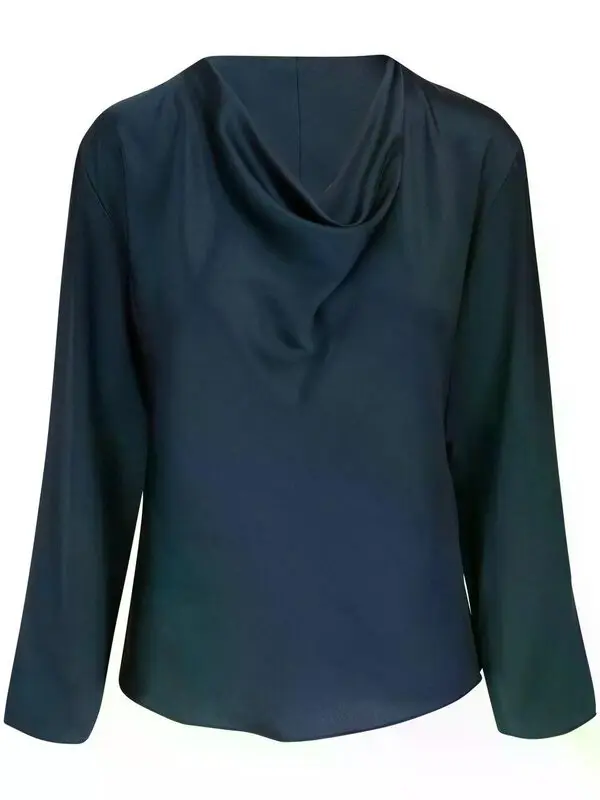 Vince Cowl Neck Silk Blouse