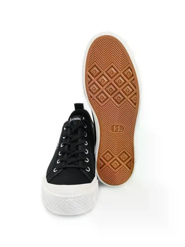 Karl Lagerfeld Logo-embroidered Platform Sneakers