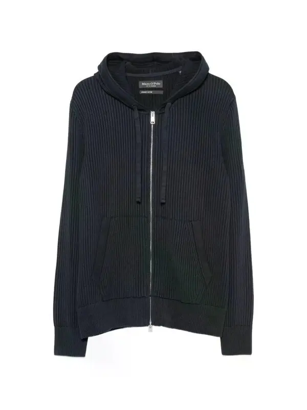 Marc O'polo Ribbed Knit Drawstring Hoodie