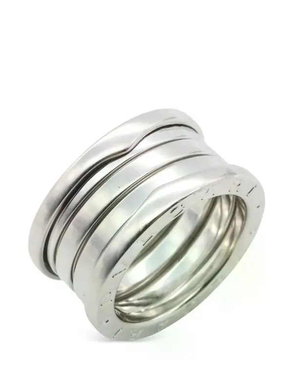 BVLGARI B.zero1 Four-band Ring In 18k White Gold - Silver