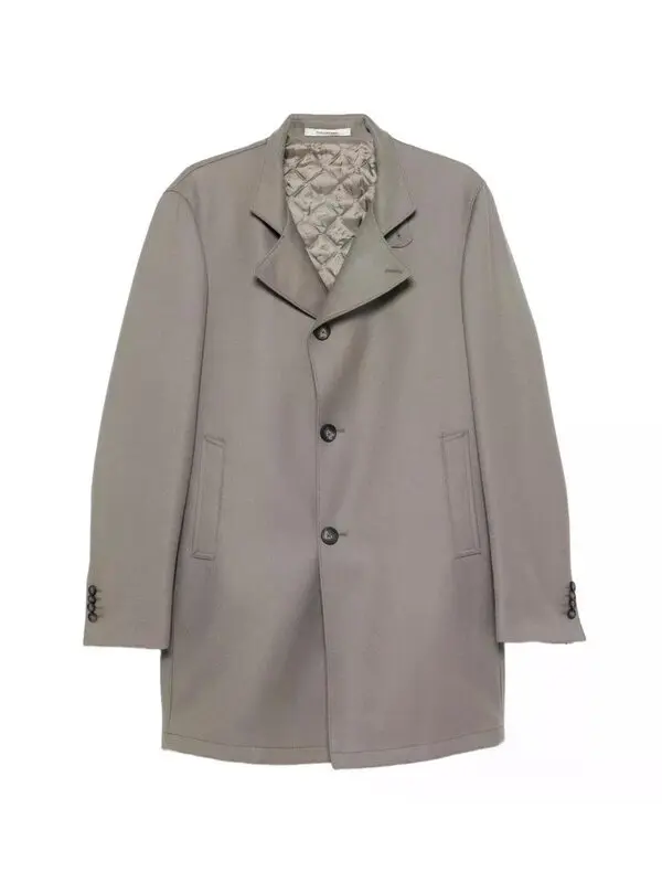 Tagliatore Gordon High-neck Button-up Coat