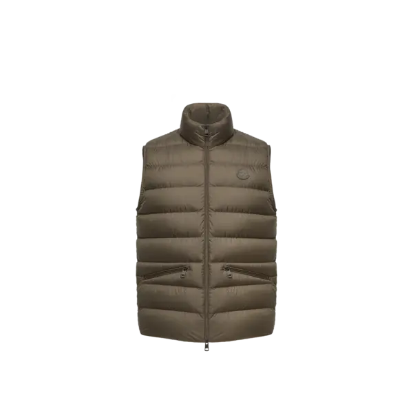 Moncler Treompan Down Gilet - Green