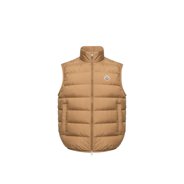 Moncler Contrin Down Gilet - Beige
