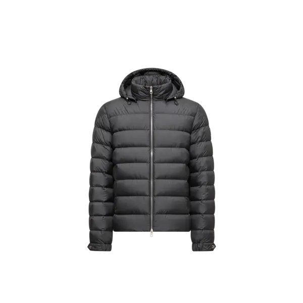 Moncler Arneb Hooded Short Down Jacket - Black