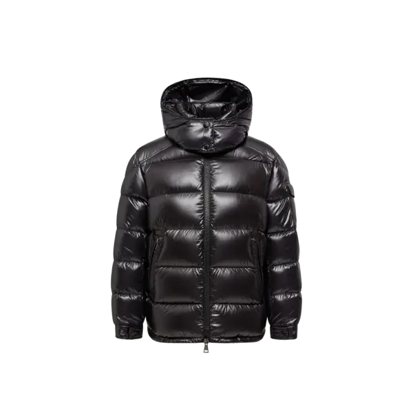 Moncler Maire Hooded Short Down Jacket - Black