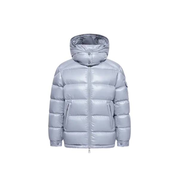 Moncler Maire Hooded Short Down Jacket - Blue