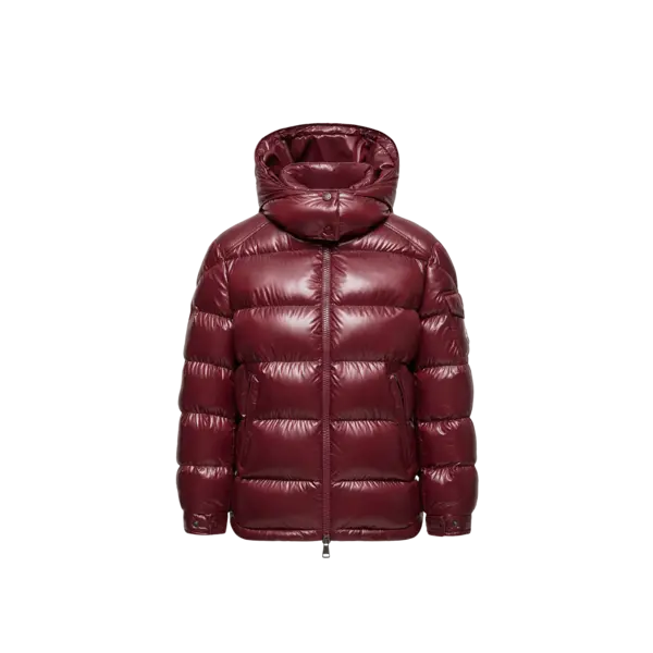 Moncler Maire Hooded Short Down Jacket - Red