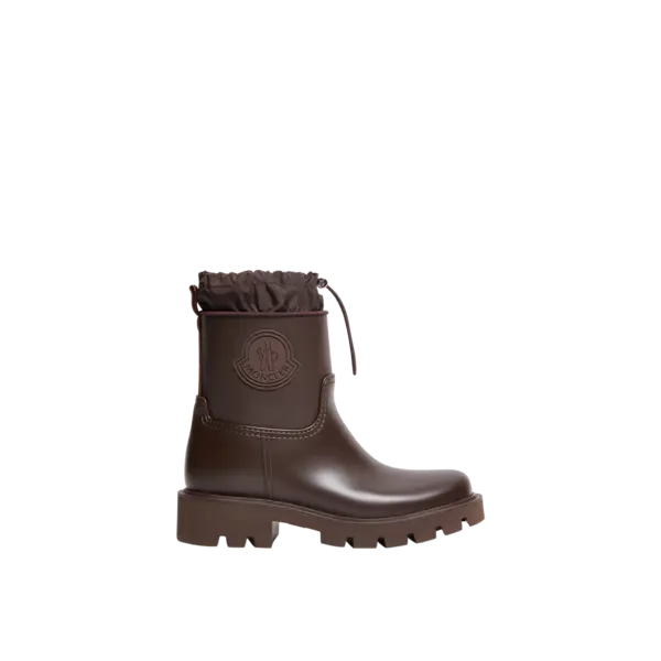 Moncler Ankle Rain Boots - Brown