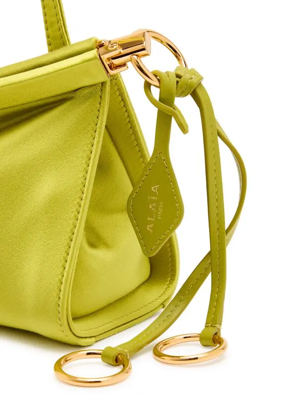 Alaïa Le Click Satin Shoulder Bag - Green