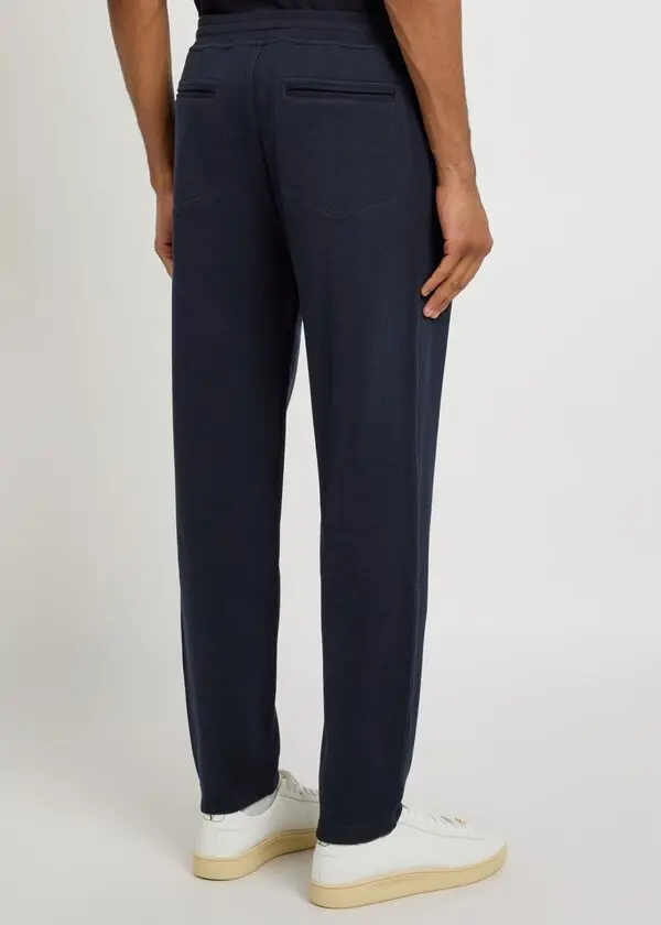 Brunello Cucinelli Tapered-leg Cotton-blend Sweatpants