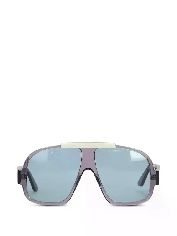 282US Pilot-frame Oversized Sunglasses