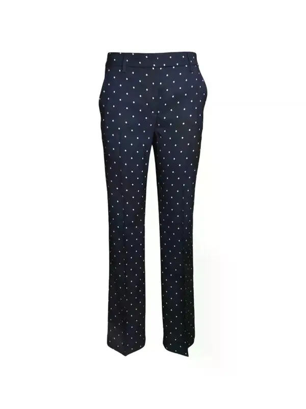 ROOM 52 Polka Dot Straight Leg Trousers