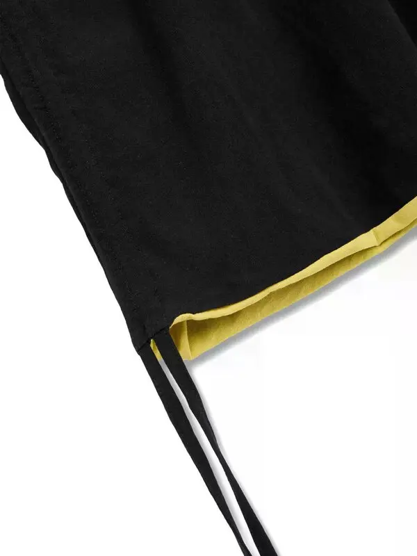 STUDIO TOMBOY Sleeveless Drawstring Detail Top - Black