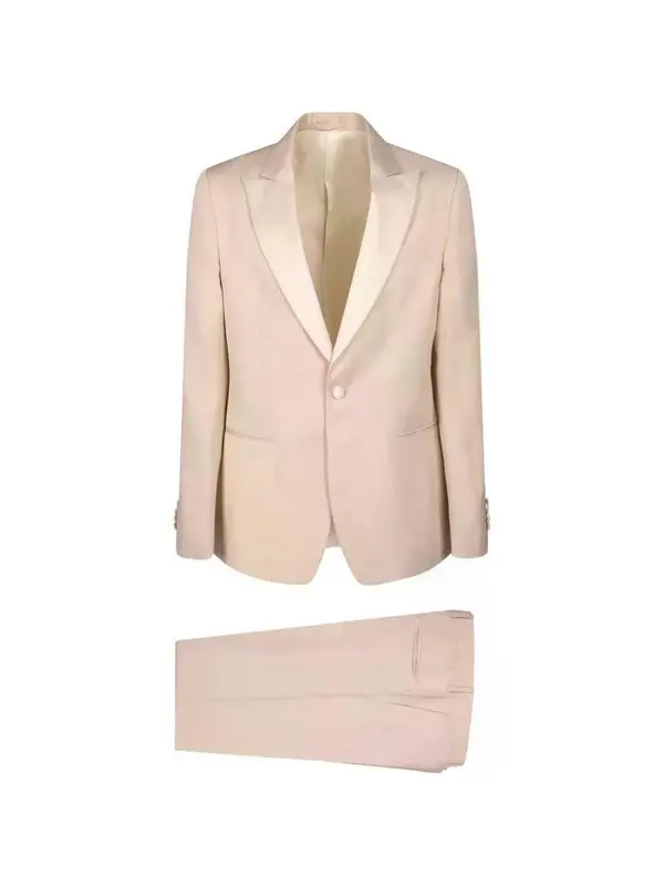 LARDINI Satin-lapel Single-breasted Suit