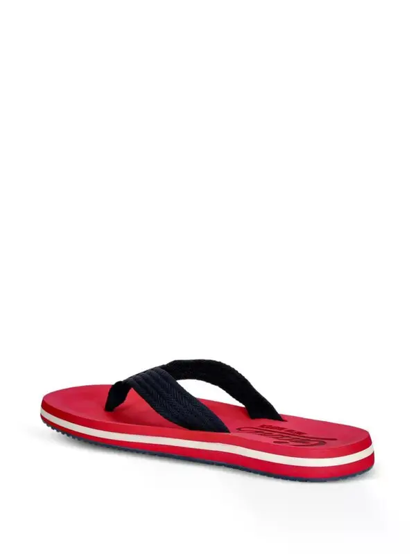 Gant Logo-print Striped Flip-flops