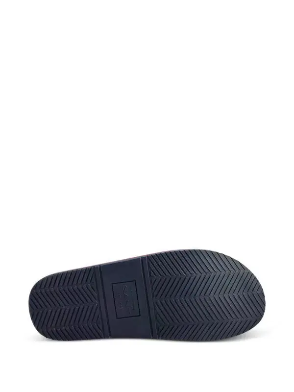 Gant Logo-print Striped Flip-flops