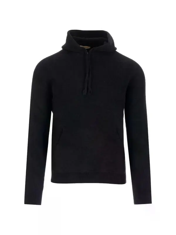 Al Duca D'aosta Wool Hoodie - Black