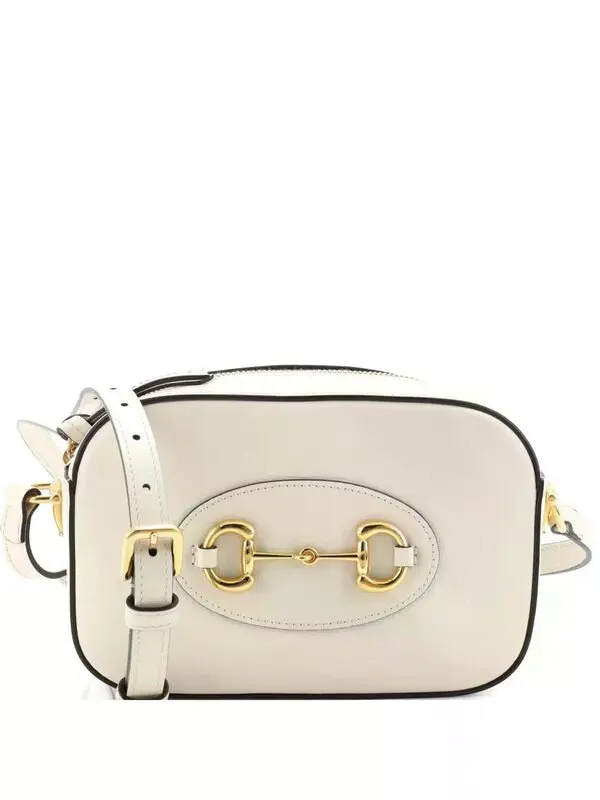 Gucci Horsebit 1955 Camera Bag - White
