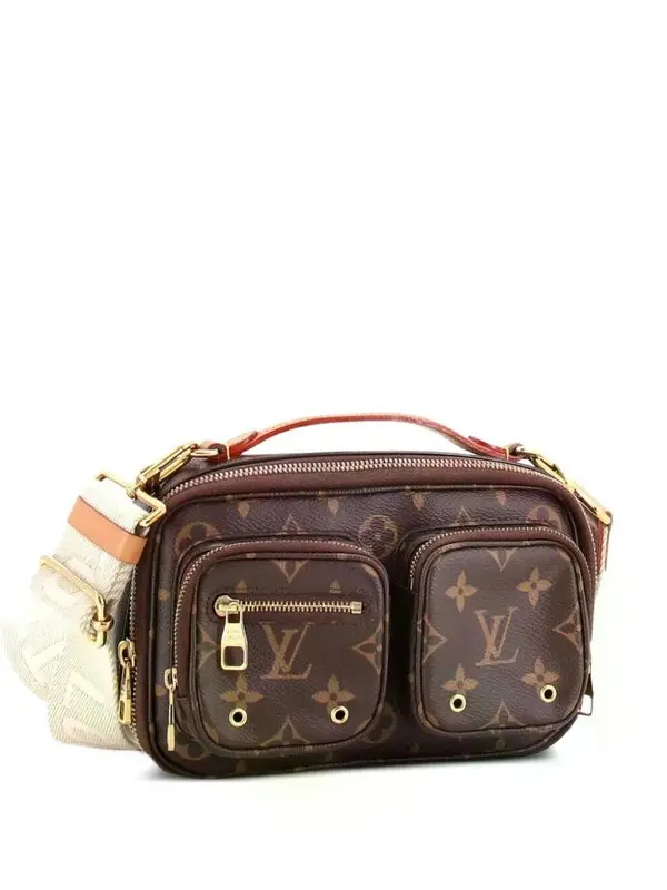 LOUIS VUITTON Monogram Canvas Utility Crossbody Bag - Brown