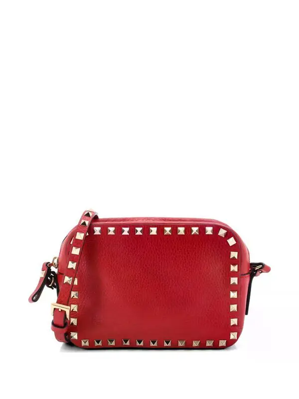 Valentino Garavani Rockstud Leather Camera Crossbody Bag