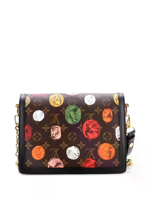 LOUIS VUITTON Dauphine Limited Edition Fornasetti Cameo Monogram Canvas Mm Shoulder Bag