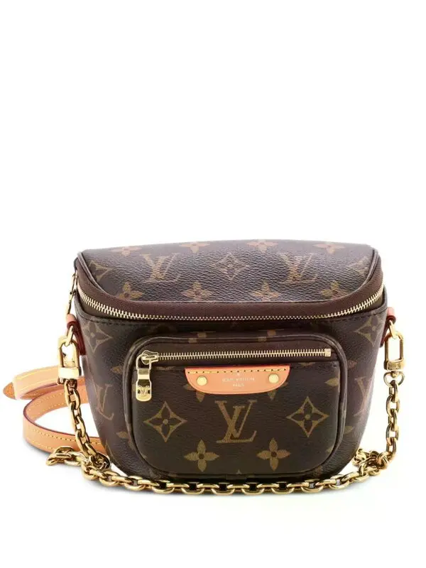 LOUIS VUITTON Monogram Canvas Mini Belt Bag - Brown