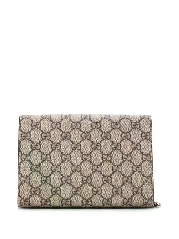 Gucci Dionysus Chain Wallet Gg Coated Canvas Small Crossbody Bag