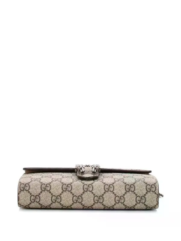 Gucci Dionysus Chain Wallet Gg Coated Canvas Small Crossbody Bag